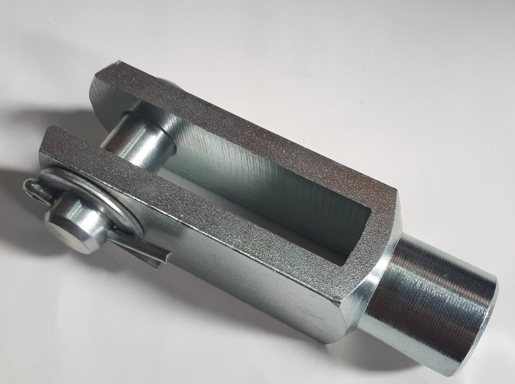 Clevis, Long type with pin fork end M16 Steel Zinc | Hardt Classic Parts
